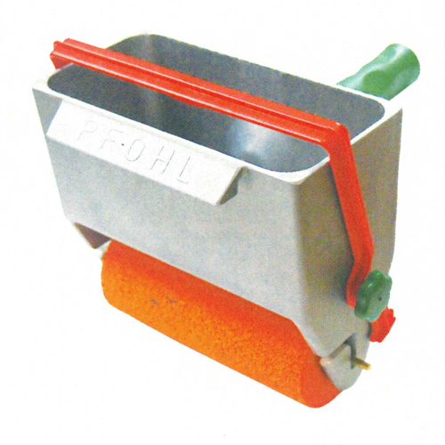 手動糊付機 キンダイマシン ドイツ製 PFOHL 1005型 ボンドローラー ロール巾75mm／通販 玉置機械商会